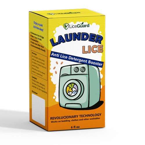 Create LiceGuard's Launder Lice package for retail! | Product packaging ...