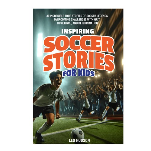 Designs | Soccer Stories for Kids Book Cover Design | Book cover contest