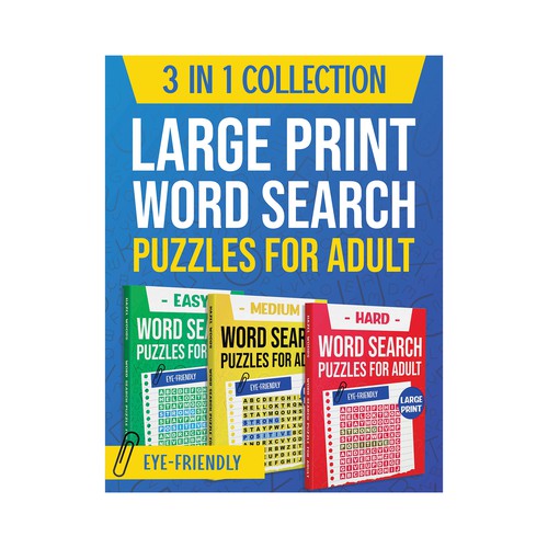 Designs | Stunning Cover for a Word Search Book | Book cover contest