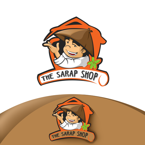 Design a witty, modern logo for The Sarap Shop, a Filipino-American pop ...