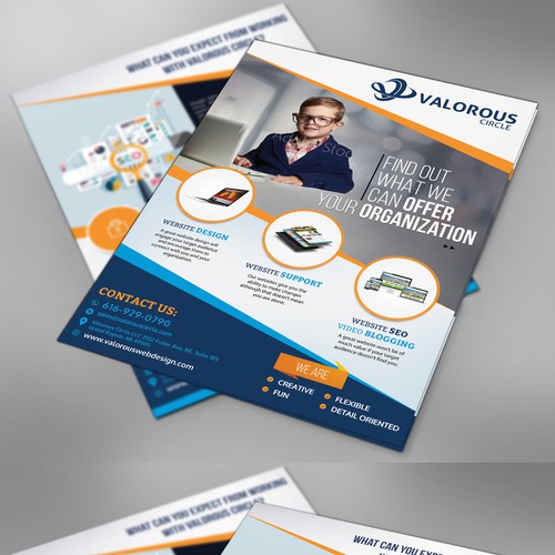 Design a compelling Marketing Flyer/Leave Behind for Web Design and SEO ...