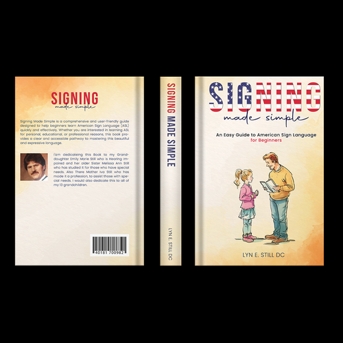 Designs | Illustration to appeal to Beginners of ASL | Book cover contest