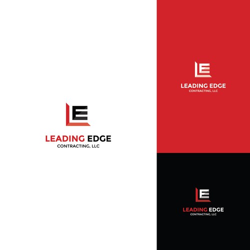 Designs | Logo Design Contest - Leading Edge Contracting | Logo design ...