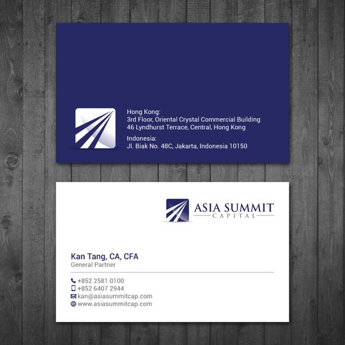 Asia Summit Capital | Business card contest