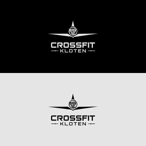 Designs | Airplane style logo for a CrossFit Gym | Logo design contest