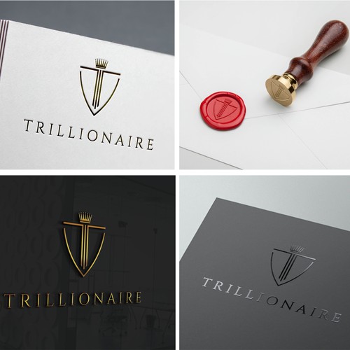 Luxurious gold crest logo | Logo design contest