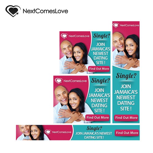 Create attractive, compelling banners for a brand new dating site ...