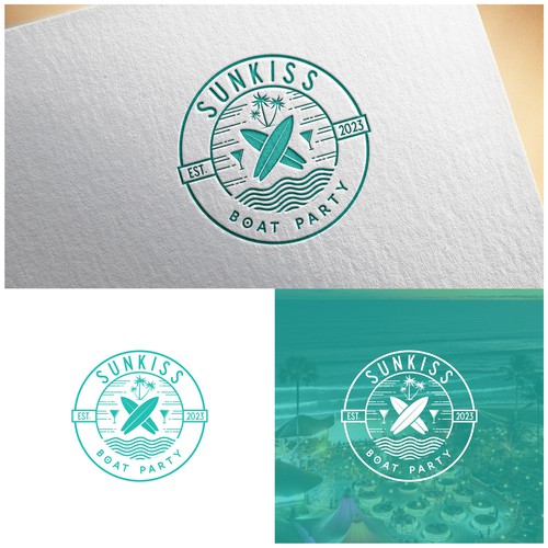 Designs | Sunkiss - Boat Party | Logo & brand identity pack contest