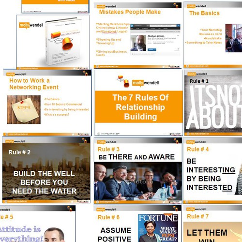 Design a TED Talk-like PPT for a dynamic networking speaker ...