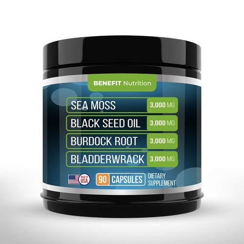 Designs | Concept Design For Supplement - Front Label | Product ...