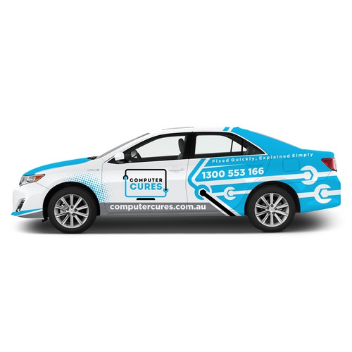 Design a world class Car Wrap for Computer Repair and IT Support ...