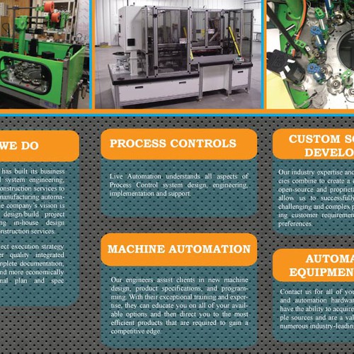 Design a Tri-Fold Brochure for High Tech Automation Company | Brochure ...