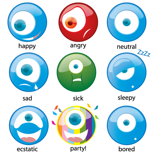 Mood Icons | concurso Botão ou ícone