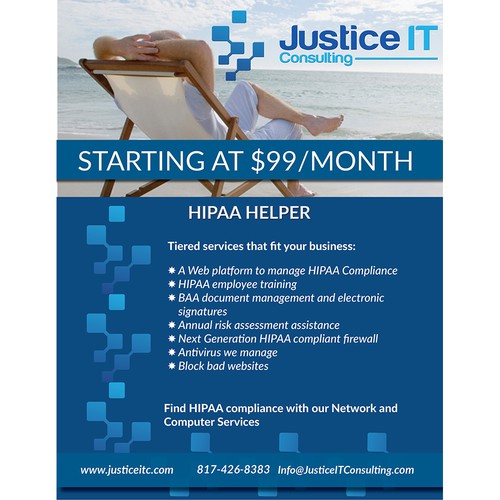 Create sales material for a new HIPAA compliance assistance product ...