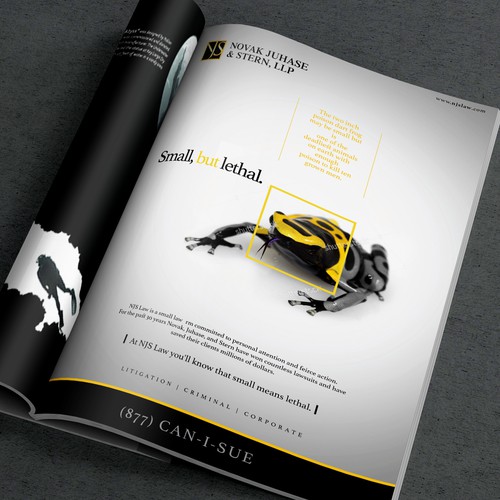 Clever Brilliant Print Ad Design for Law firm | Postcard, flyer or ...