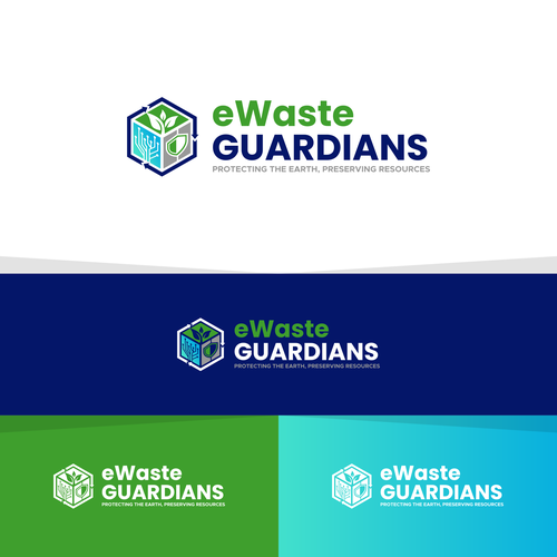 Designs | Design the Future: Modern, Sustainable Logo for E-Waste Guardians | Brand launch pack ...