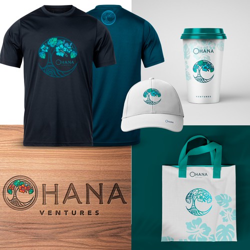 Designs | Ohana Ventures Brand Design: Hawaiian-Inspired Parent Brand Identity with hidden ...