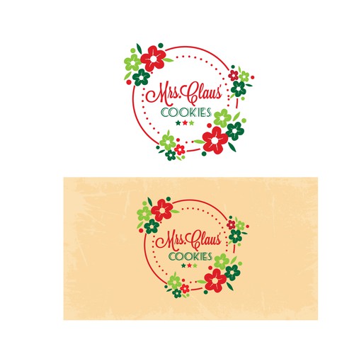 Mrs. Claus' Cookies needs an elegant vintage logo | Logo design contest