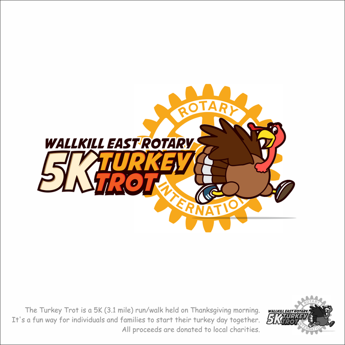 5K Turkey Trot run/walk needs a fun new logo! | Logo design contest