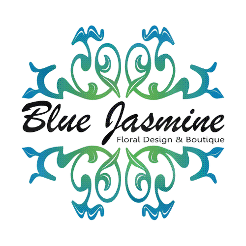 LOGO & BUSINESS CARD DESIGN FOR BLUE JASMINE LLC FLORAL DESIGN AND ...