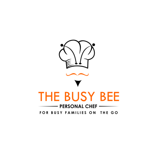 Design a neat clean fun logo for personal chef service as a bee. The ...