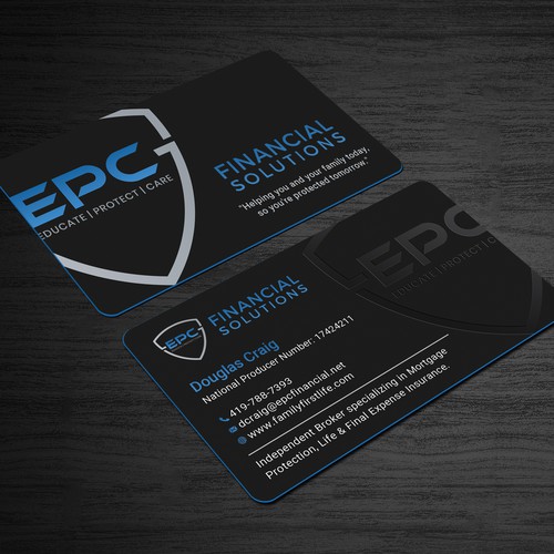 Designs | EPC Financial Solutions - Business Card | Business card contest