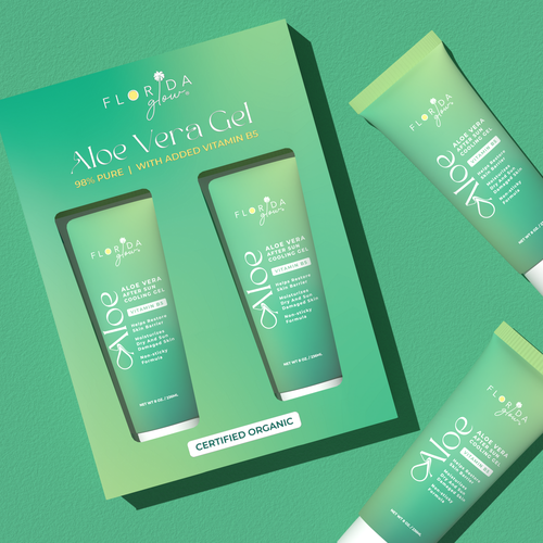 Designs | Aloe Vera Two Pack | Product packaging contest