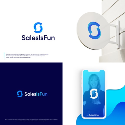 Designs | Rebranding for Sales Is Fun, a unique and refreshing take on ...