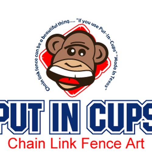 Designs | logo for Put-In-Cups * Chain Link Fence Art | Logo design contest