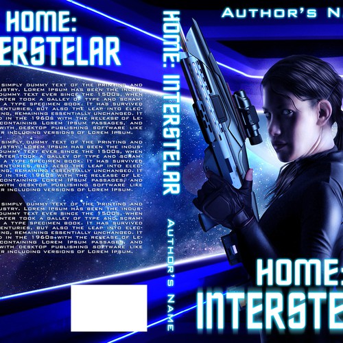 Designs | Book cover for Sci-Fi novel Home: Interstellar | Book cover ...