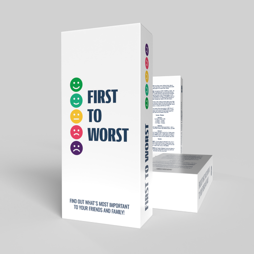 Designs | PARTY GAME: First to Worst | Product packaging contest