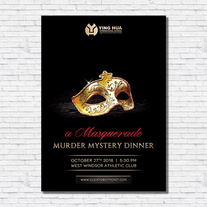 Make a KILLER Postcard and Flyer for a Murder Mystery Dinner ...