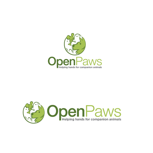 open paws for animal welfare/ adoption /pet store and grooming | Logo ...