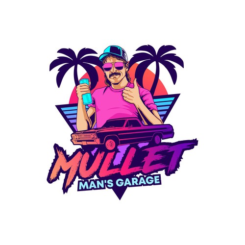 Designs | mullet man's garage | Illustration or graphics contest