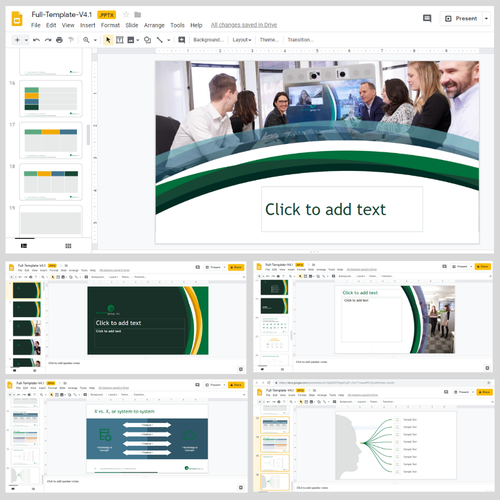 Design Google Slides Template based on existing Microsoft PPT Template ...