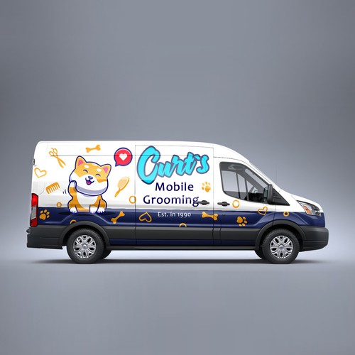 Designs | Mobile Grooming Truck Design | Car, truck or van wrap contest