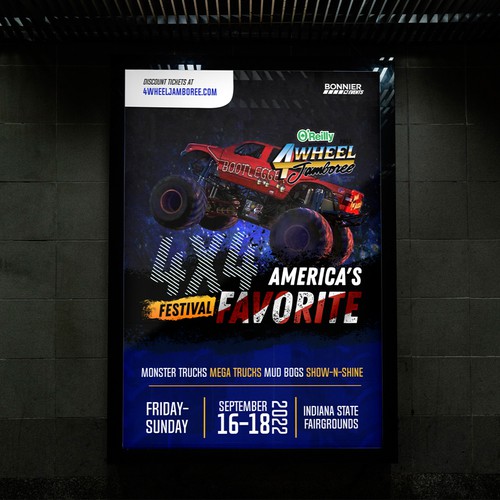 Designs | 4-Wheel Jamboree poster and ads | Poster contest