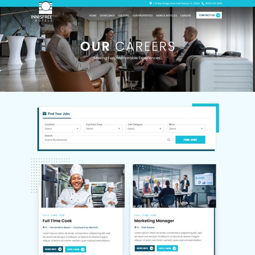 Designs | Design tech forward hotel management website for eco ...