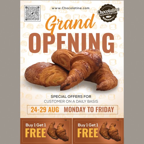 Designs | New french bakery opening | Postcard, flyer or print contest