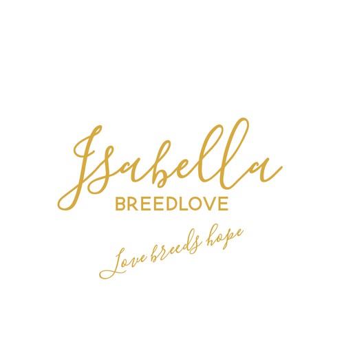 Create a powerful logo for Isabella Breedlove a new artist in the ...