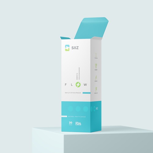 Designs | Design a box for a Focus & Energy Supplement | Product ...