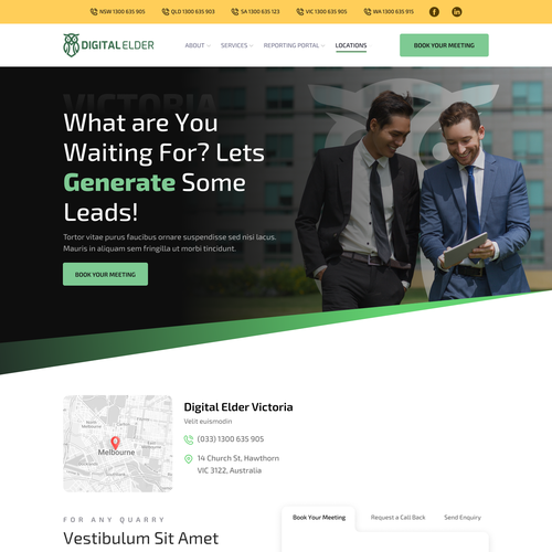 Designs | Digital Marketing Website Redesign - Inspiring / Modern ...
