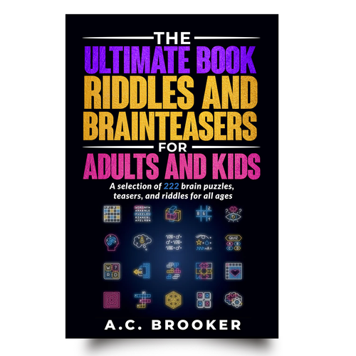 Designs | Design an eye catching cover for a book on riddles and brain ...