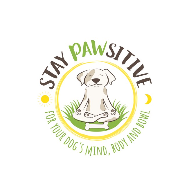 Design a relaxing, but fun logo for Stay Pawsitive | Logo design contest