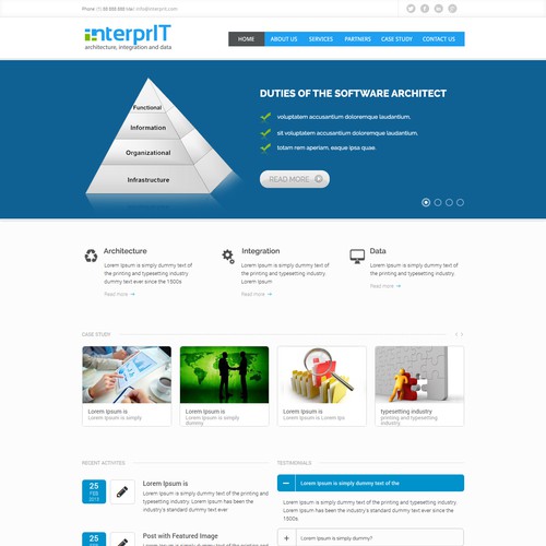 New website design wanted for interprIT | Web page design contest