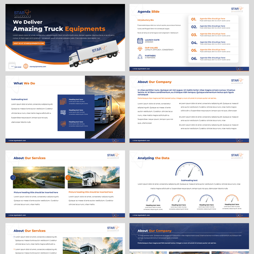 Designs | Creation model power point pour concession Volvo trucks ...