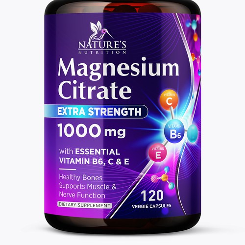 Designs | Premium Magnesium Citrate Design needed for Nature's ...