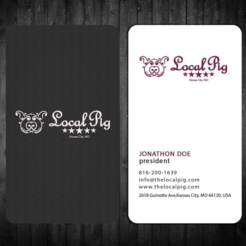 Local Butcher Shop - Business Card | Business card contest