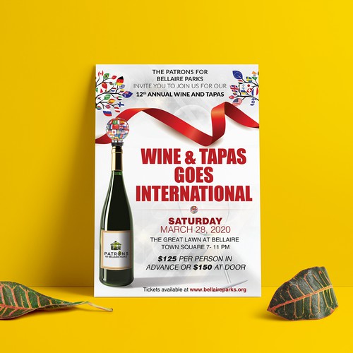 Wine and Tapas 2020 Invitation Design | Postcard, flyer or print contest