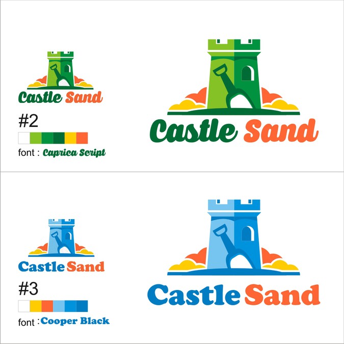 Logo for Castle Sand sculpting sand. | Logo design contest